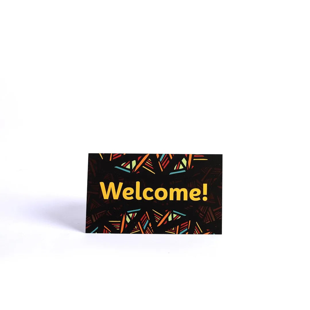 Connect Visitor Card – Multicolor – Black – 50 count – CFaithS