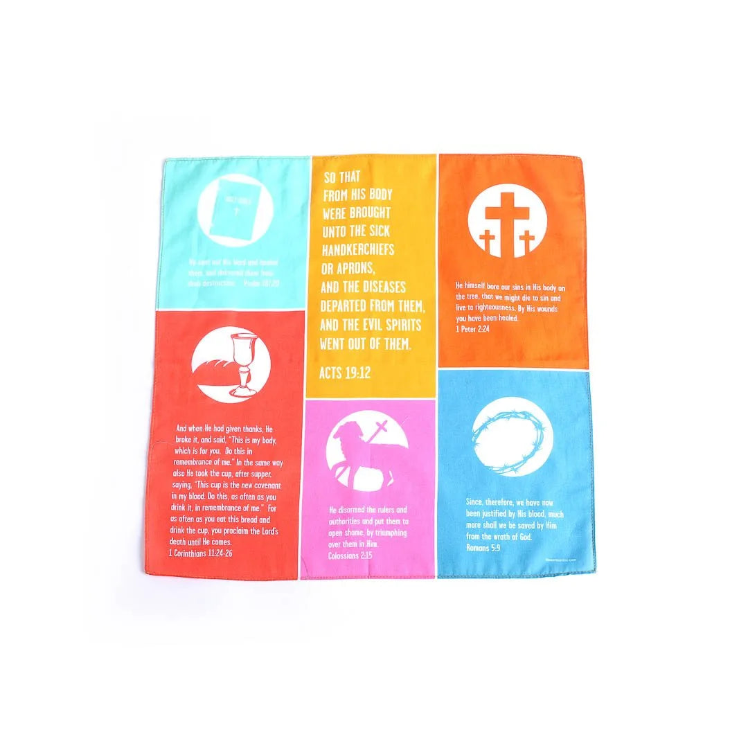 Prayer Cloth Symbols Of Healing Pack of 6 – CFaithS