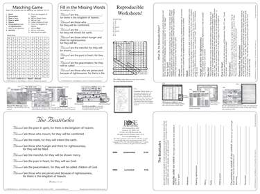 The Beatitudes Wall Chart – CFaithS