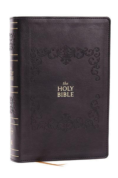 KJV Holy Bible: Personal Size Giant Print, Black Leathersoft, Red Lett ...