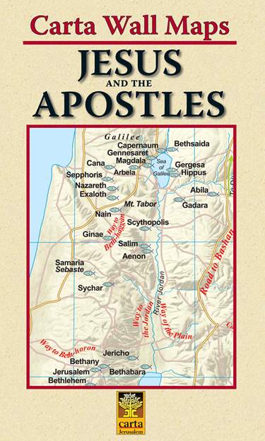 Carta Wall Maps: Jesus and the Apostles – CFaithS