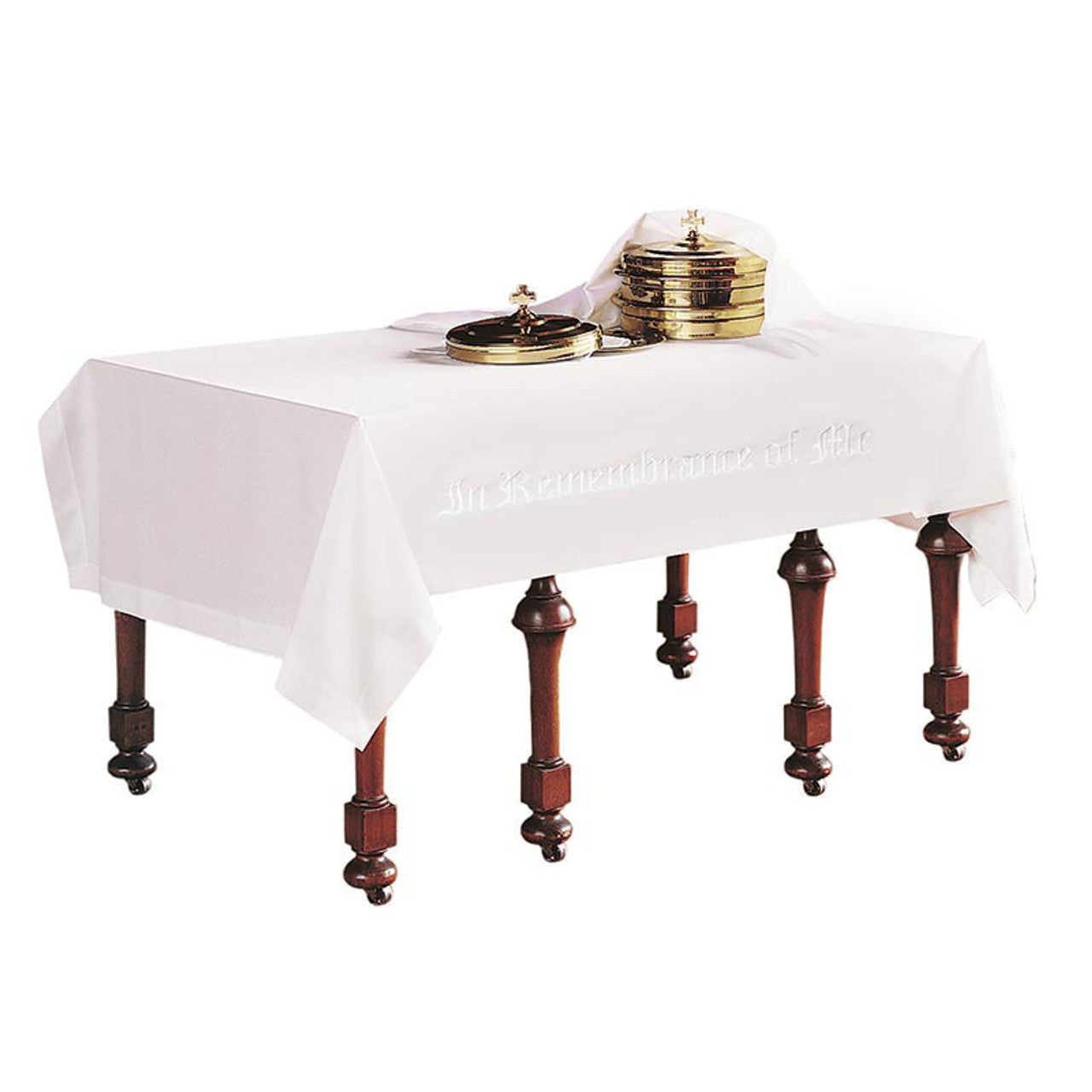 Communion Tablecloth & Element Cover 2-Piece Linen Set - In Remembranc ...