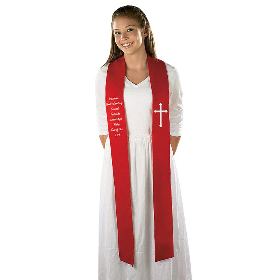 Gifts of the Holy Spirit Confirmation Stole – CFaithS