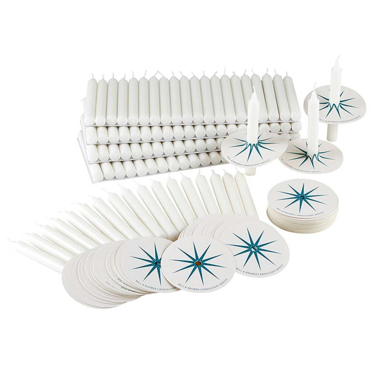 Candlelight Service Kits with Star Bobeches - 100/bx – CFaithS
