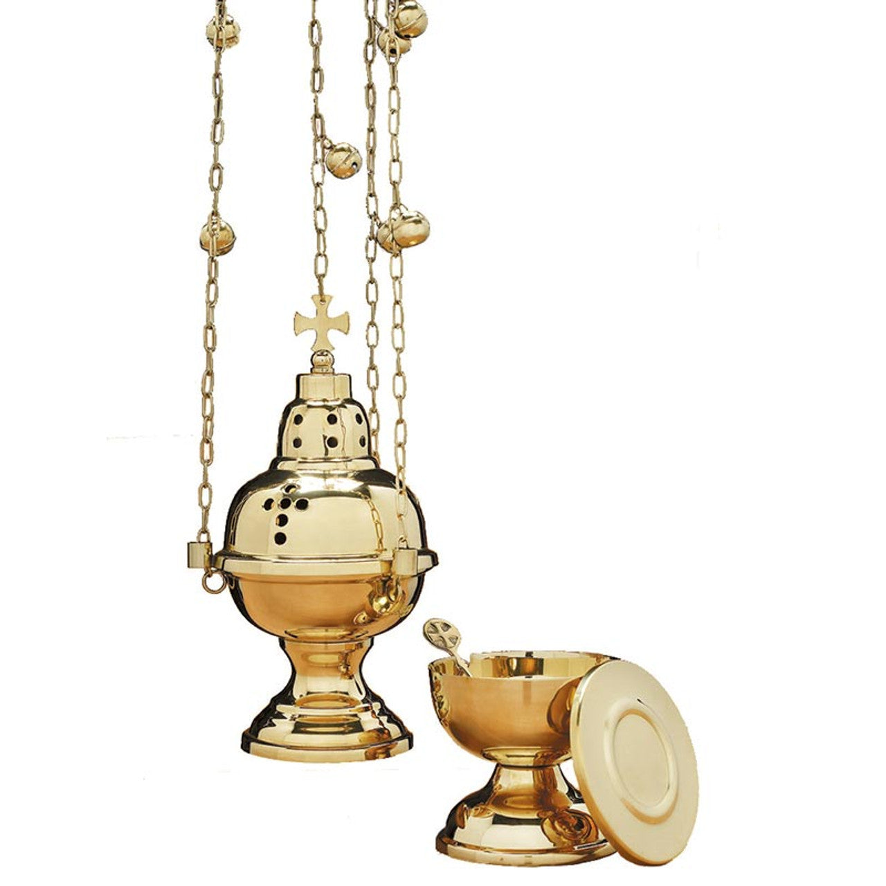 Eastern Rite Censer with 12 Bells and Boat Set – CFaithS
