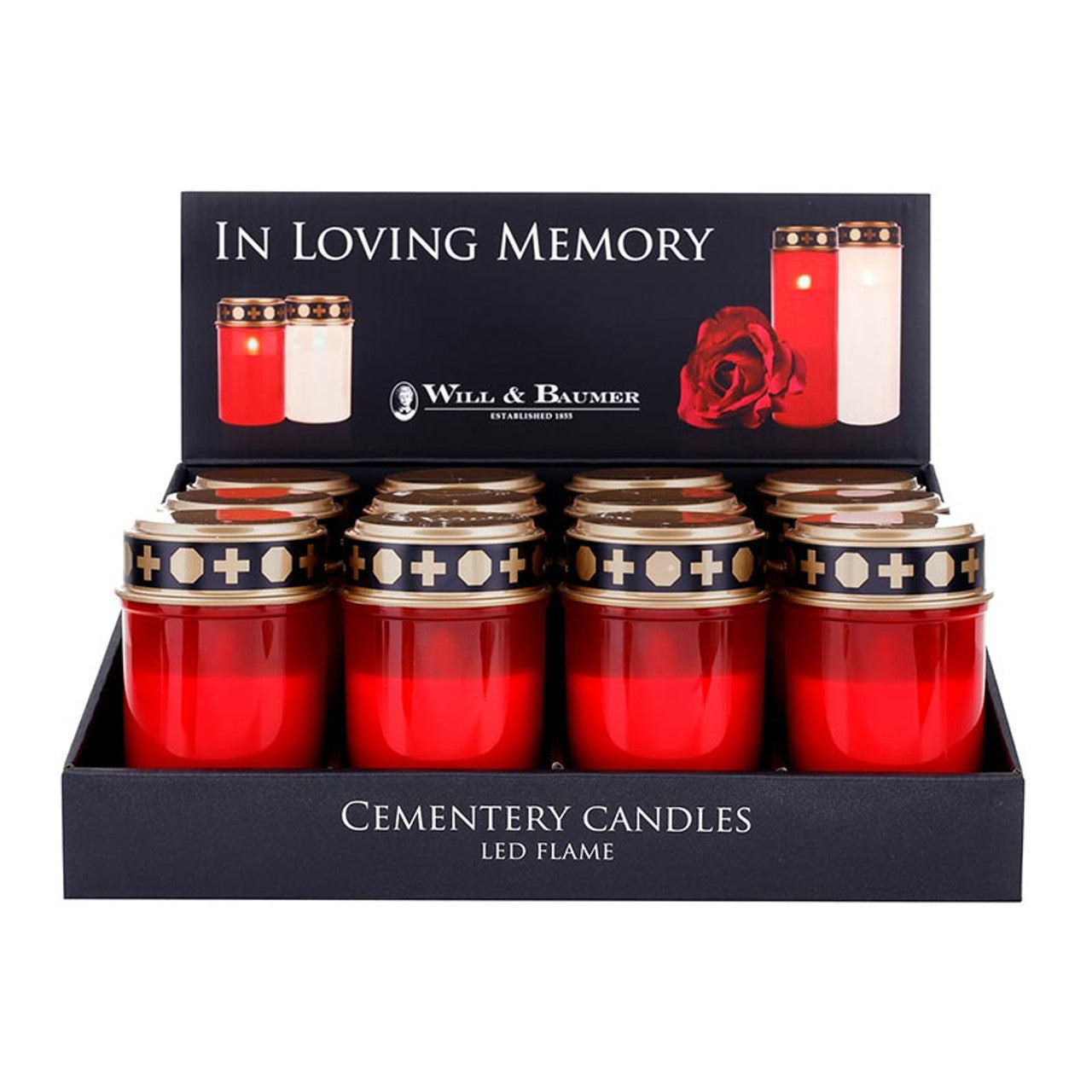 Red Cemetery 5" LED - 12 Per Box – CFaithS
