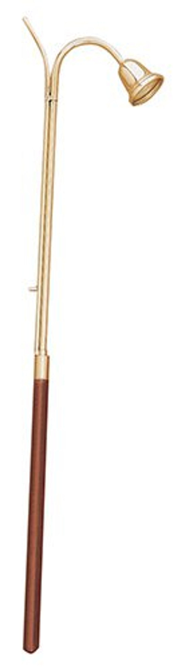 60" Brass Candlelighter with Bell Snuffer - Elegant Church Sanctuary S ...