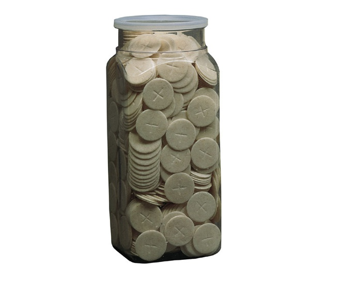 1-1/8" Cavanagh Whole Wheat Communion Wafers in Container – CFaithS