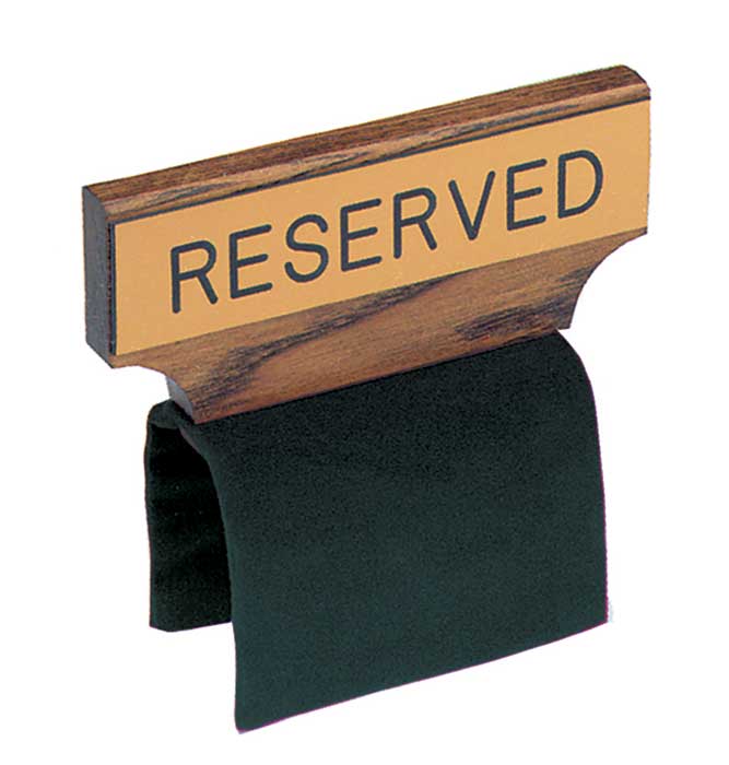 Pew Reserve Sign - Flexible Fabric- Green Velvet – CFaithS